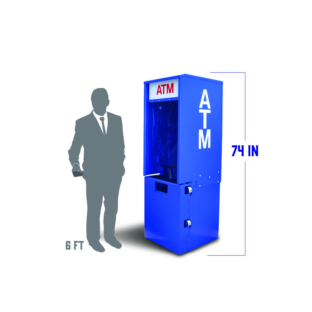 Outdoor Flat Front ATM enclosure - TPI Texas