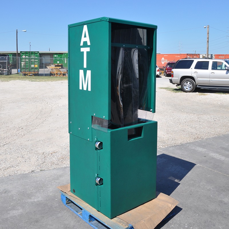 Outdoor Flat Front ATM enclosure - TPI Texas